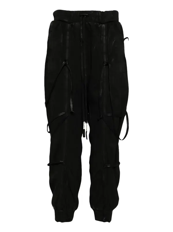 Boris Bidjan Saberi Coated Track Pants - Black