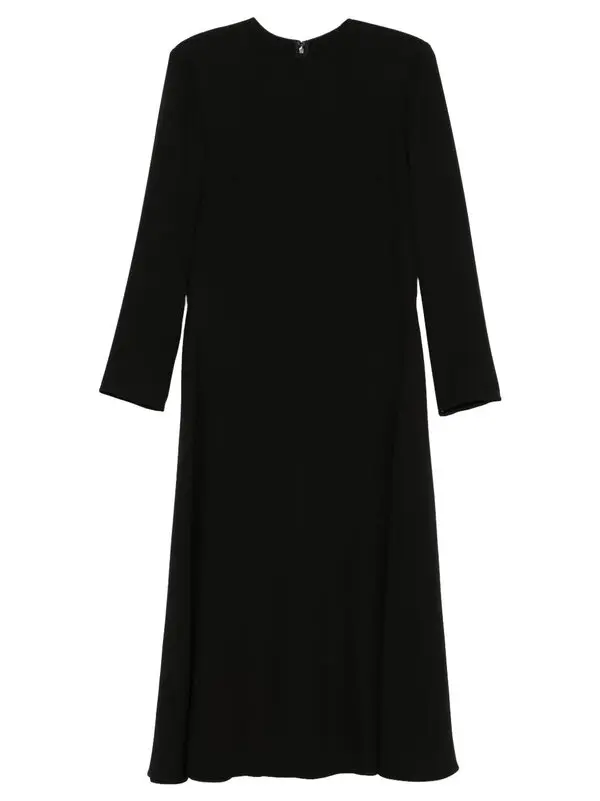 Valentino Garavani Silk Midi Dress - Black