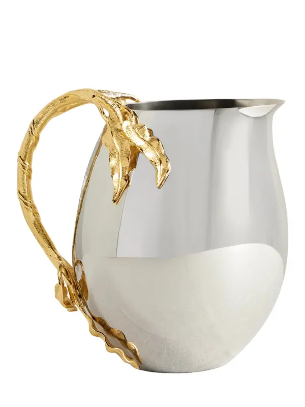 L'Objet Fern Gold-plated Stainless Steel Pitcher - Silver