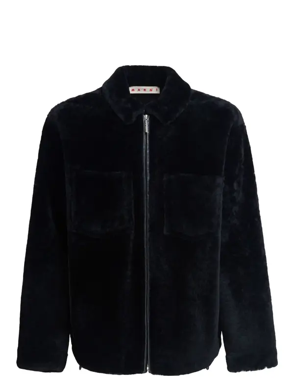 Marni Zip-up Jacket - Black