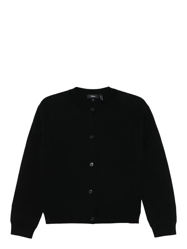 Theory Structured Cardigan - Black