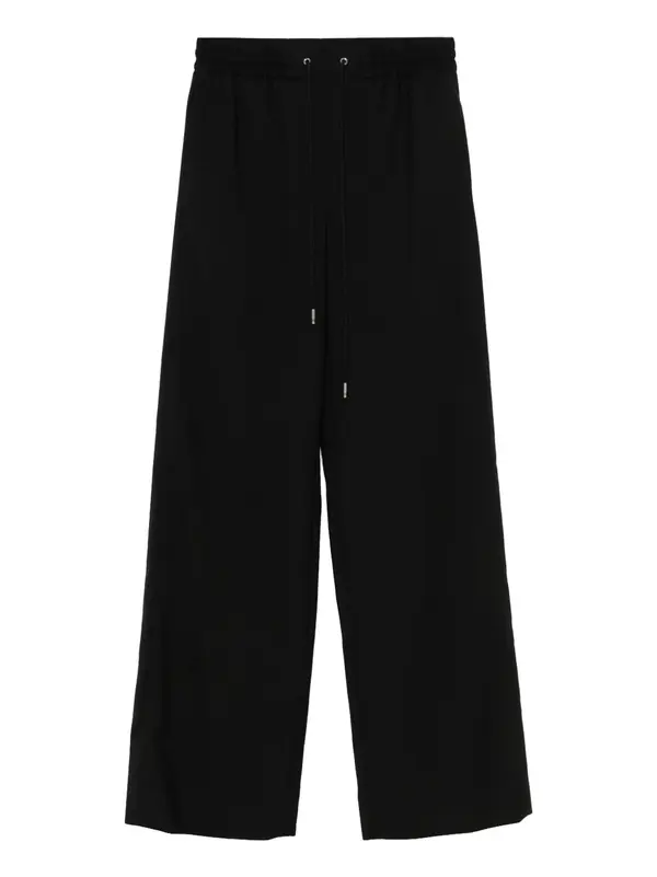 Paul Smith Wide-leg Trousers - Black