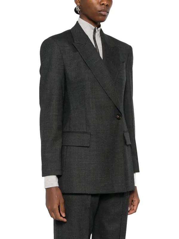 Brunello Cucinelli Double-breasted Blazer - Grey