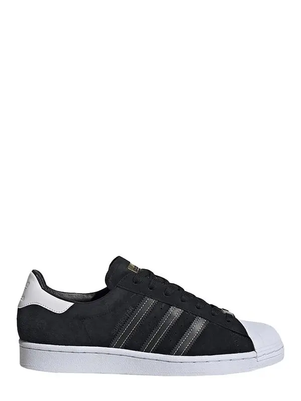 Adidas Superstar Suede Sneakers - Core Black/gold Metallic