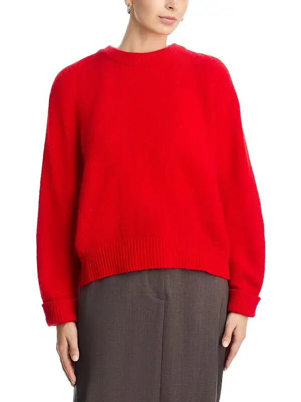 American Vintage Boat Neck Sweater - Fraise