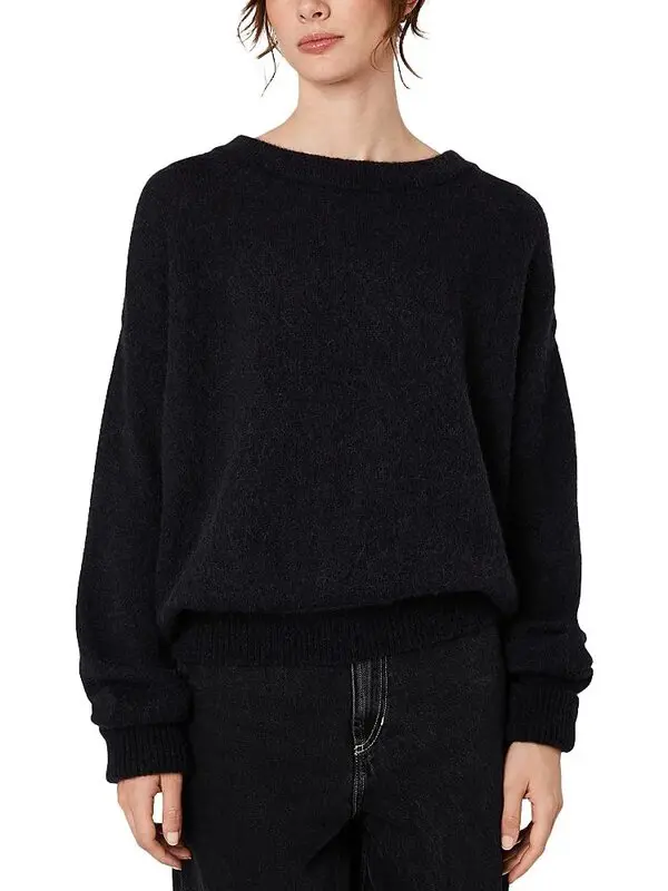American Vintage Boat Neck Sweater - Noir