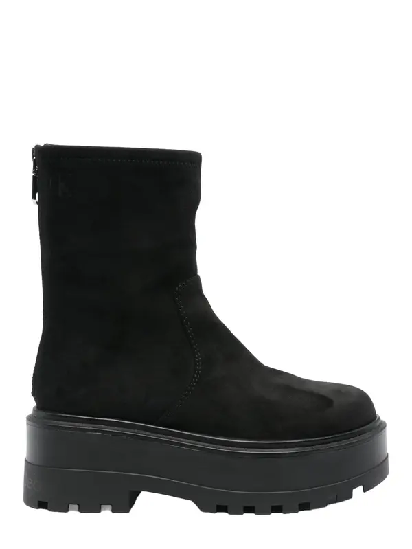 Calvin Klein 60mm Faux-suede Boots - Black