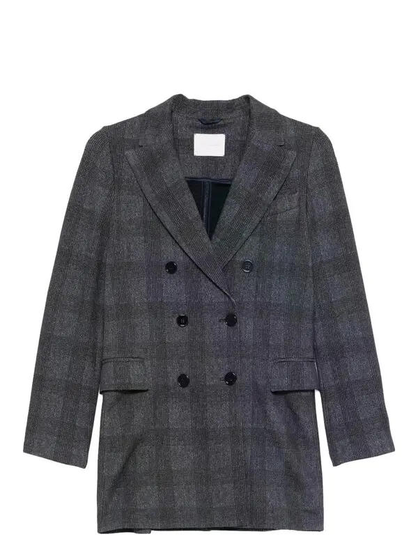 CIRCOLO 1901 Checked Blazer - Grey