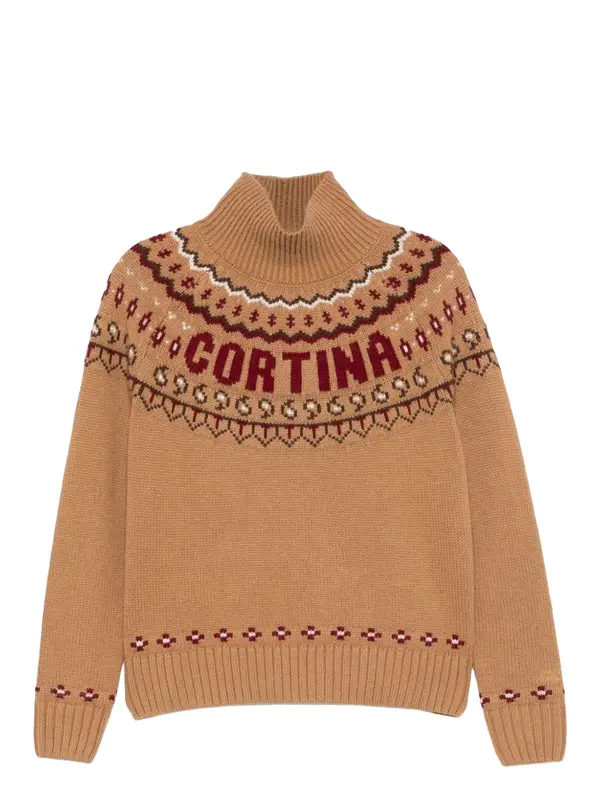 MC2 SAINT BARTH Meghan Nordic Sweater - Brown