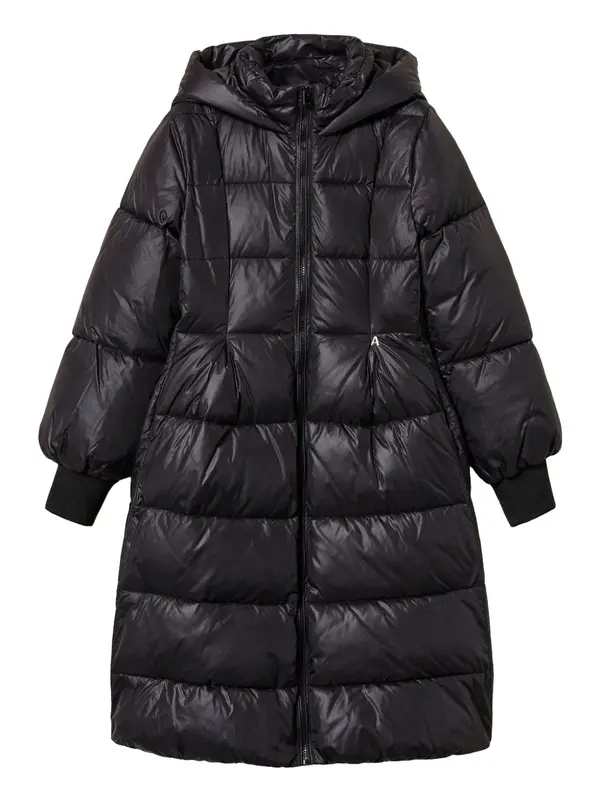 TWINSET Hooded Padded Coat - Black