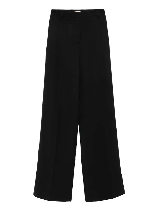 BLANCA VITA Wide-leg Trousers - Black