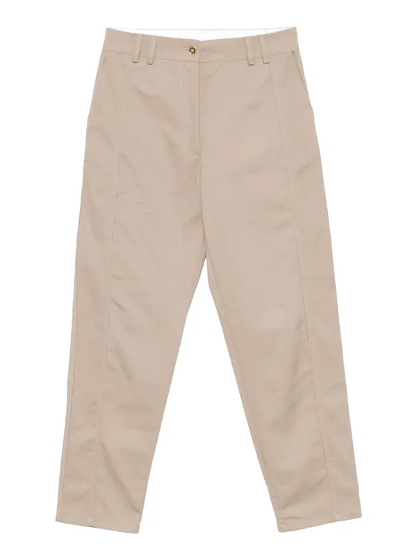 Patou Cotton Trousers - Neutrals
