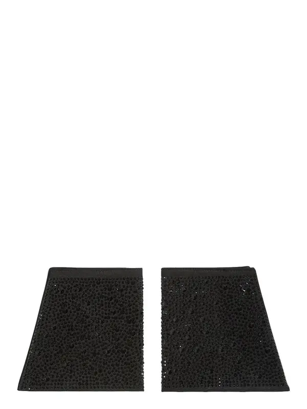 Karl Lagerfeld Crystal-embellished Cuffs - Black