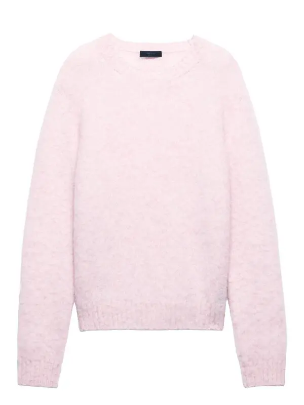 Prada Wool Crew Neck Sweater - Alabastro