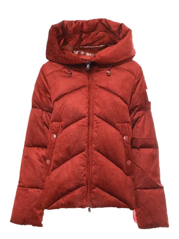 AFTER/LABEL Short Down Jacket - Brown