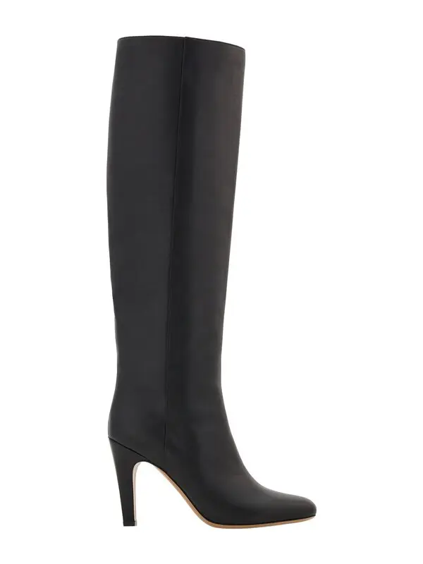 FERRAGAMO Knee High Boots - Black