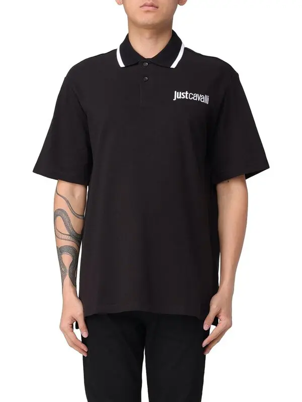 Just Cavalli Polo Shirt - Black