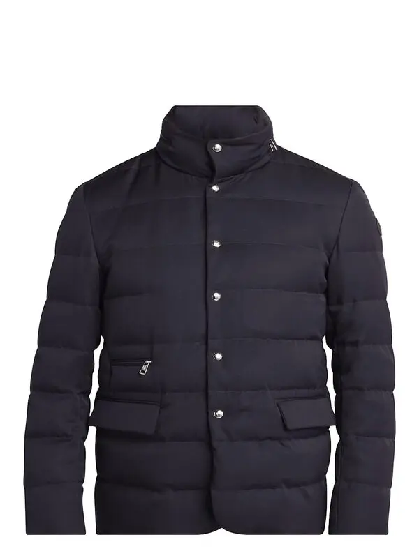 Moncler Bess Down Blazer Jacket - Navy