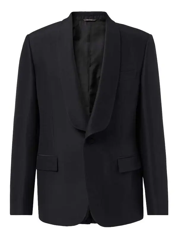 Loro Piana Cashmere And Silk Suit Jacket - Black