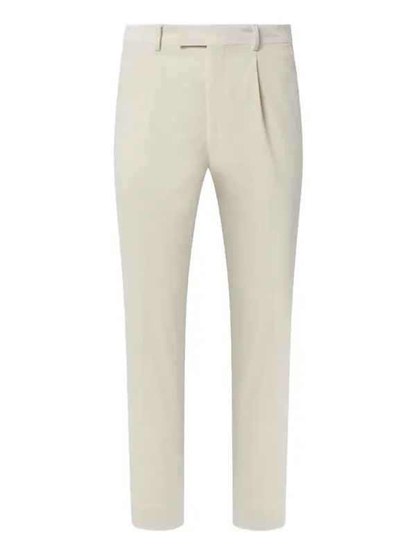 Zegna Cashco Corduroy Straight Pants - Beige