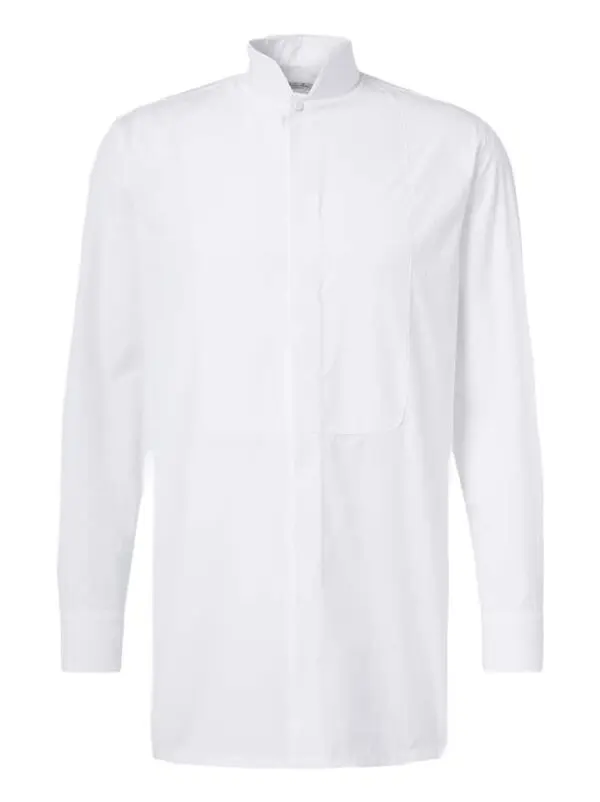 Loro Piana Cotton Tuxedo Shirt - White