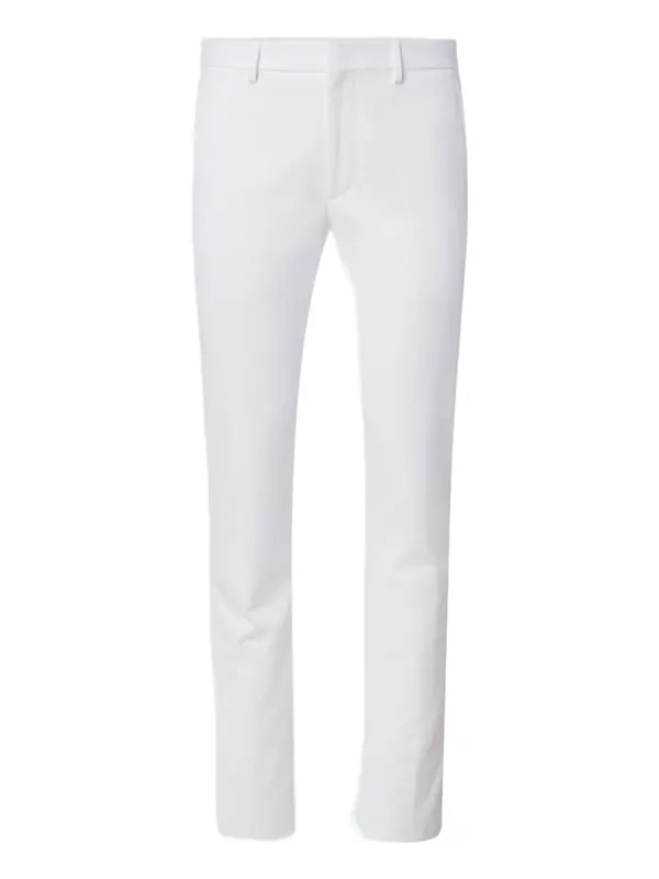 Zegna Comfort Mid-rise Cotton Chinos - White