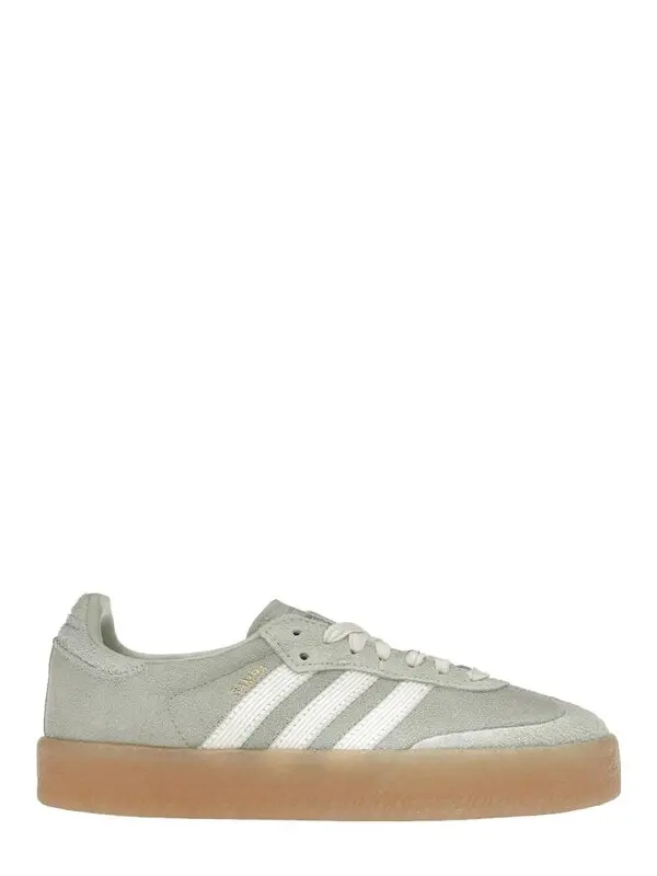 Adidas Sambae Gum Sneakers - Linen Green/off White/crystal Jade