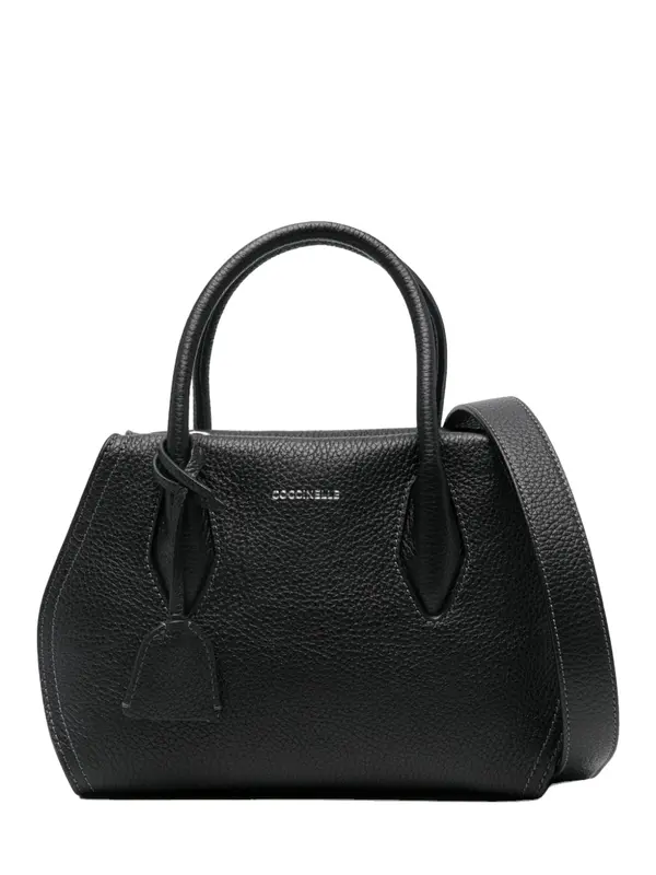 COCCINELLE Small Leather Tote Bag - Black