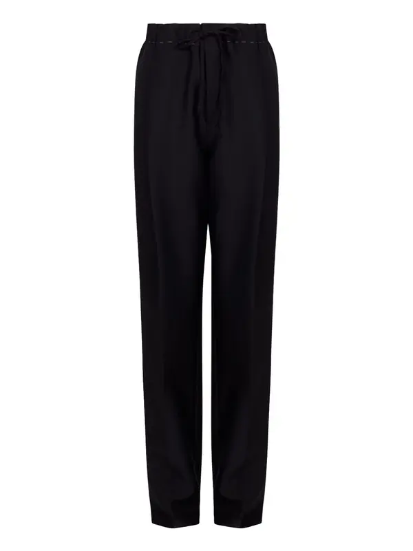 MAISON MARGIELA Drawstring Trousers - Black