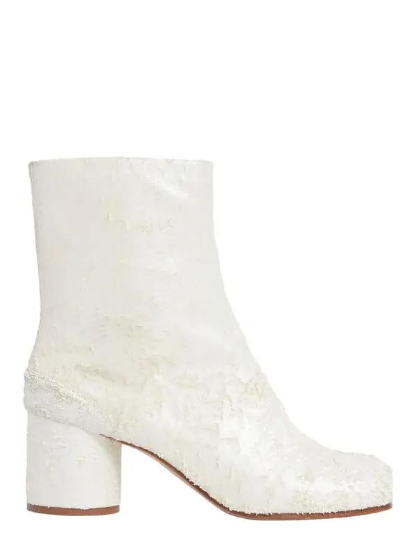 MAISON MARGIELA 60mm Tabi Ankle Boots - White