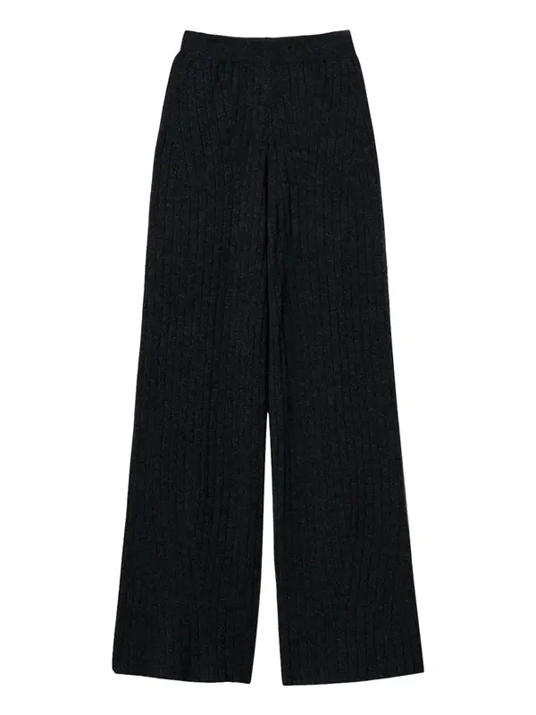 TWINSET Knitted Palazzo Pants - Grey