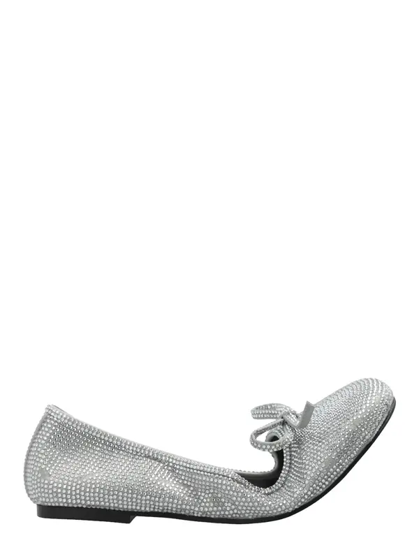 Balenciaga Leopold Ballerina Shoes - Silver