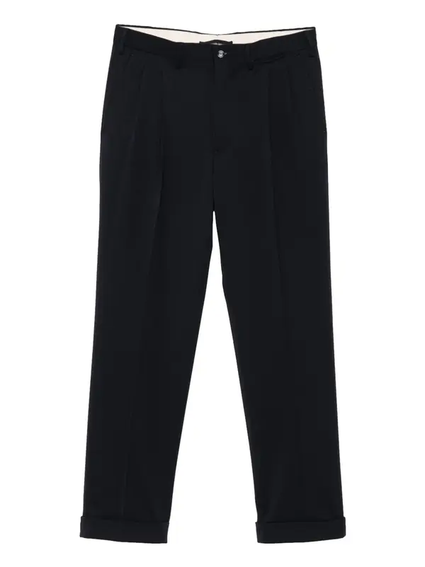 DELL'OGLIO Tapered Trousers - Blue