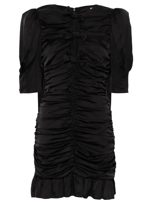 Remain Birger Christensen Ruffled Mini Dress - Black