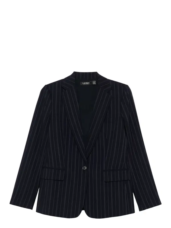 Ralph Lauren Pinstriped Stretch-wool Blazer - Blue