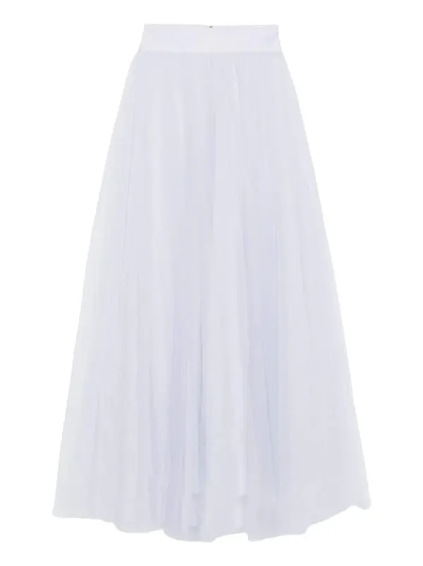 Zimmermann Tulle Maxi Skirt - Blue