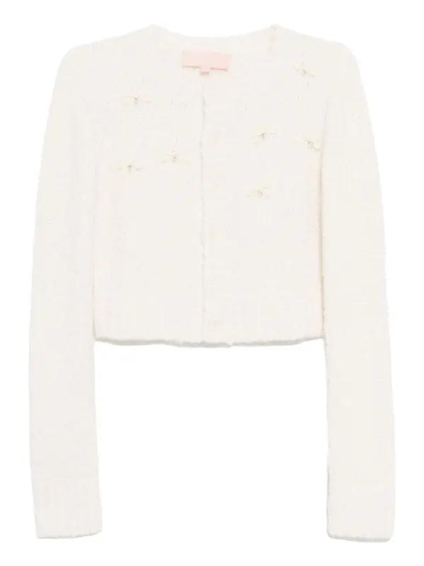 A BATHING APE Bow-detail Cardigan - Neutrals