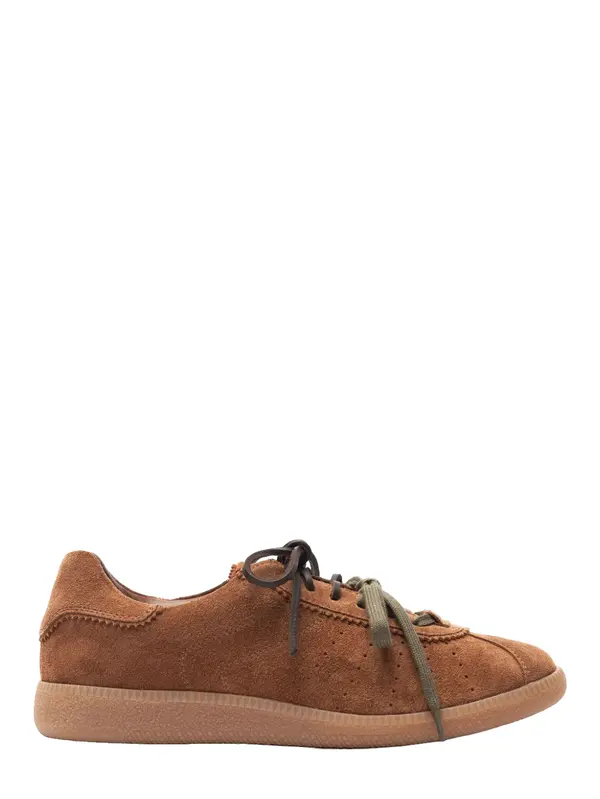 SCAROSSO Suede Trainers - Brown