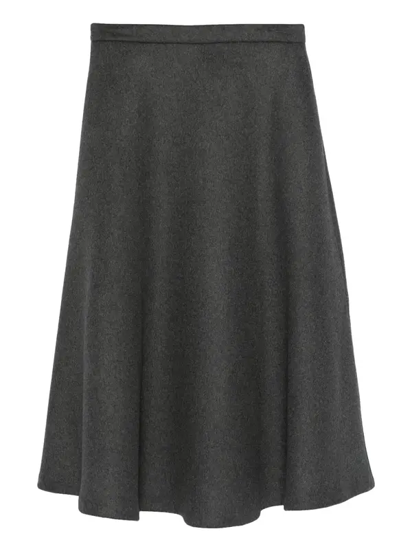 RÓHE A-line Midi Skirt - Grey