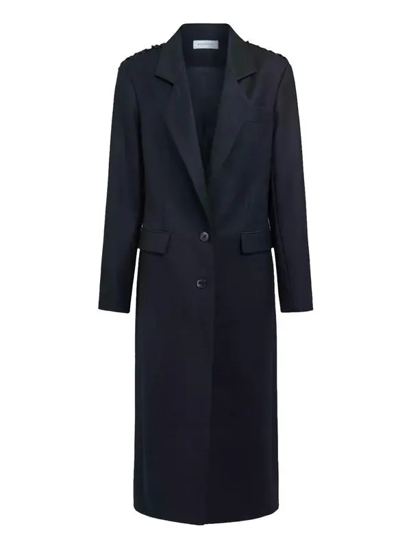 16Arlington Arca Mid-length Coat - Black