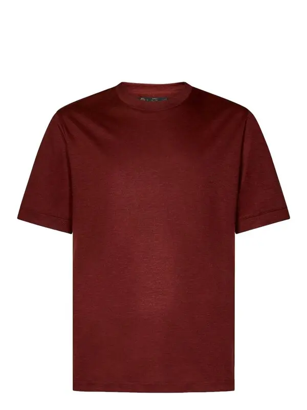 FRANZESE COLLECTION Alain Delon Cashmere T-shirt - Red