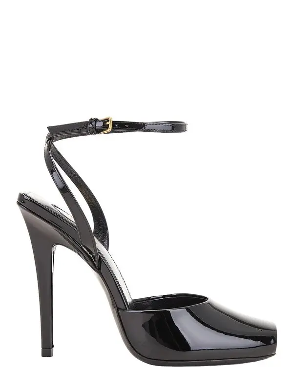 Saint Laurent Orhand Peep Toe Pumps - Nero