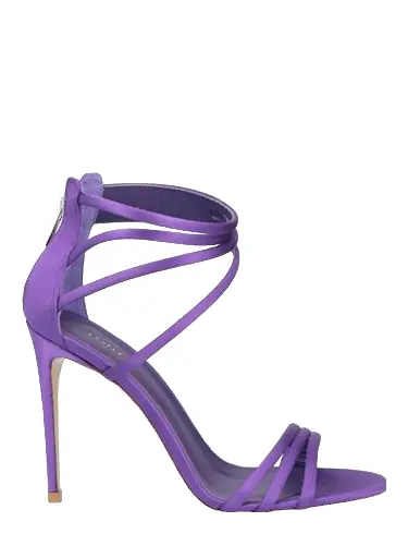 LE SILLA Sandals Viscose, Silk - Purple