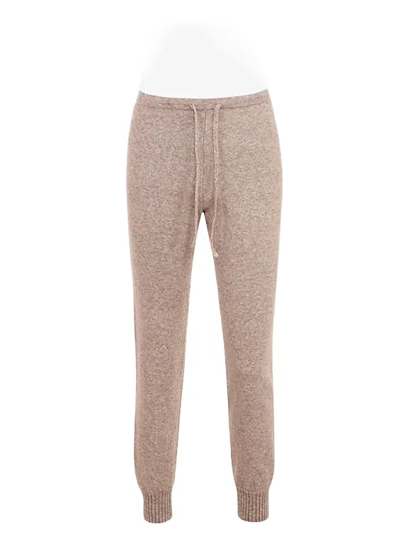 MISTRESS ROCKS Slim-fit Knitted Jogging Bottoms - Biscuit
