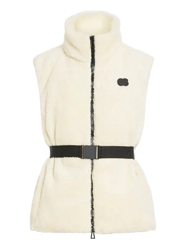 ERIN SNOW Teddy Fleece Vest - Ivory