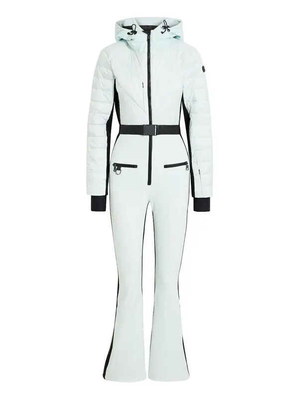 ERIN SNOW Clio Belted Hooded Ski Suit - Mint
