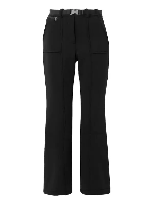 ERIN SNOW Zola Belted Bootcut Ski Pants - Black