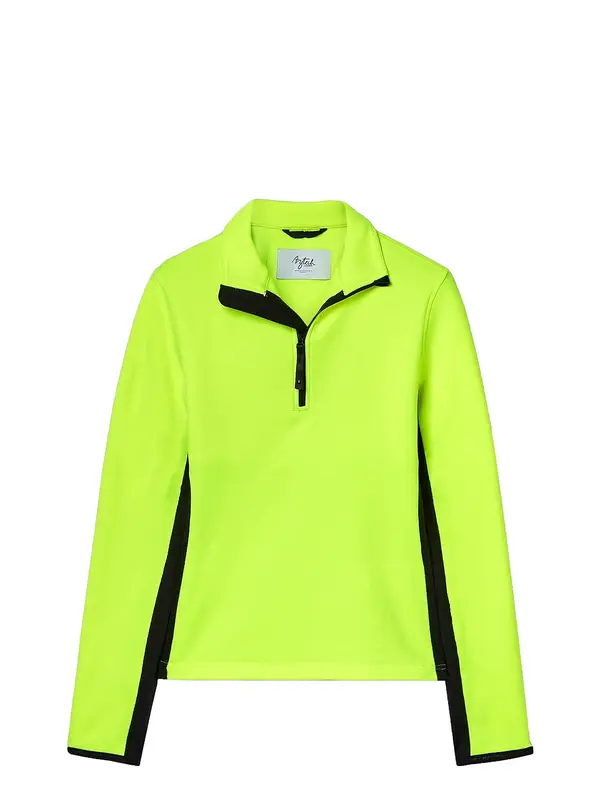 Aztech Mountain Paneled Stretch And Ripstop Sweatshirt - Bright Yellow