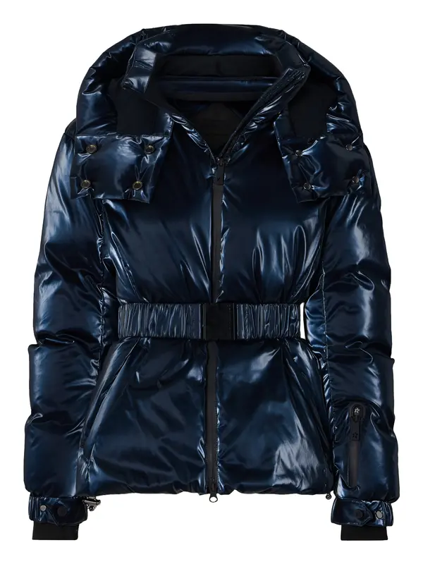 Perfect Moment Johnnie Walker Candice Quilted Down Ski Jacket - Blue