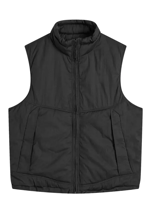 ORSLOW Nylon Padded Vest - Black